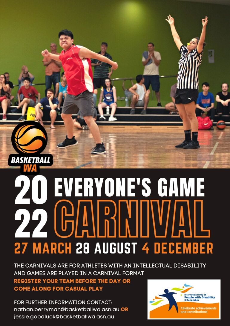 Athletes with Disabilities – Basketball WA